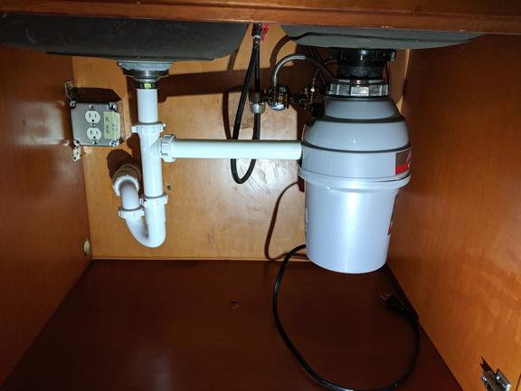 Waste King disposer plumbing