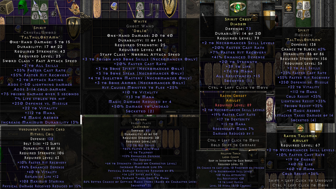 Full Pvp Pnb Necro For Sale - Topic - d2jsp