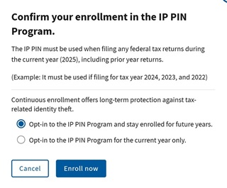 Pros and Cons of IRS IP PIN [Identity Protection PIN] - Bogleheads.org