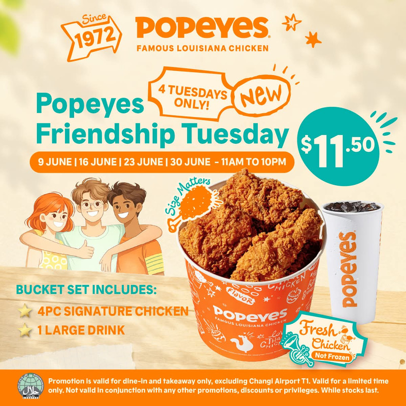 Popeyes Friendship Tuesday | Page 2 | HardwareZone Forums