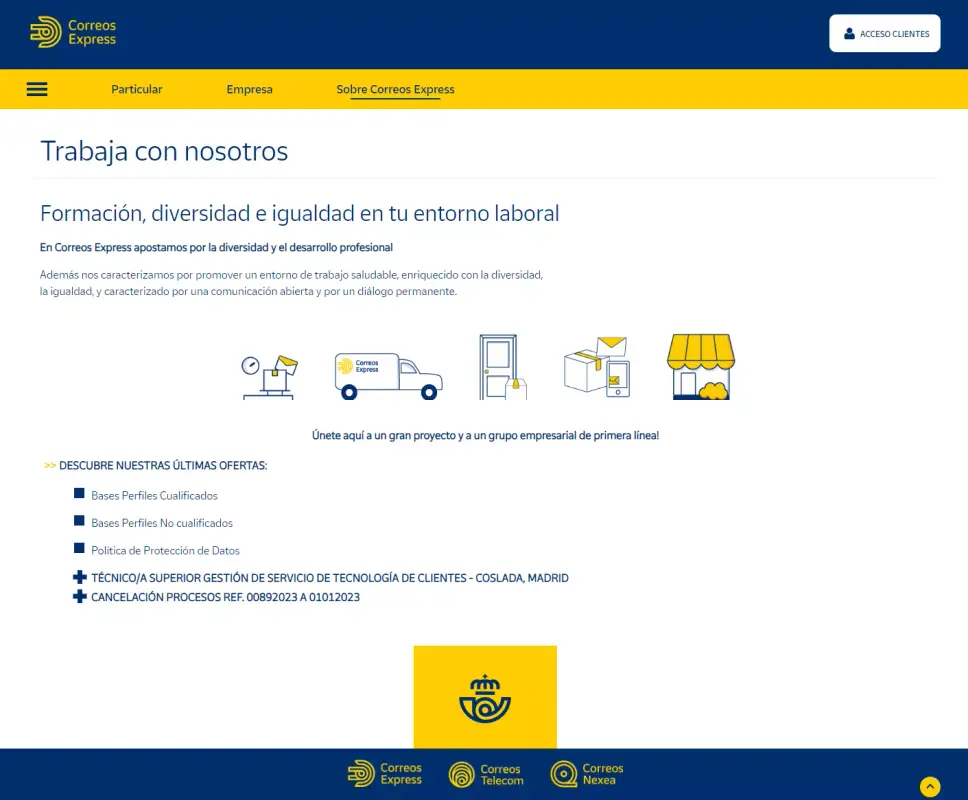 Trabajar en Correos sin opositar: ¿Cómo enviar el currículum?