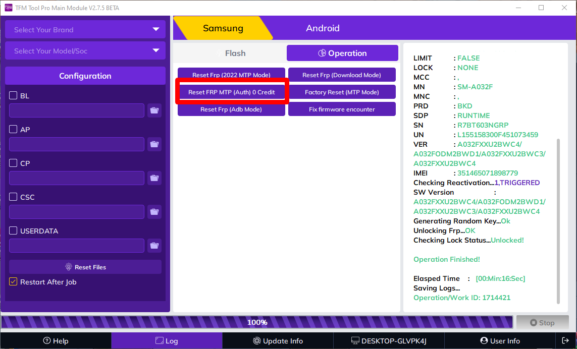 TFM Main Module V2.7.5 (Samsung FRP Auth) - GSM-Forum