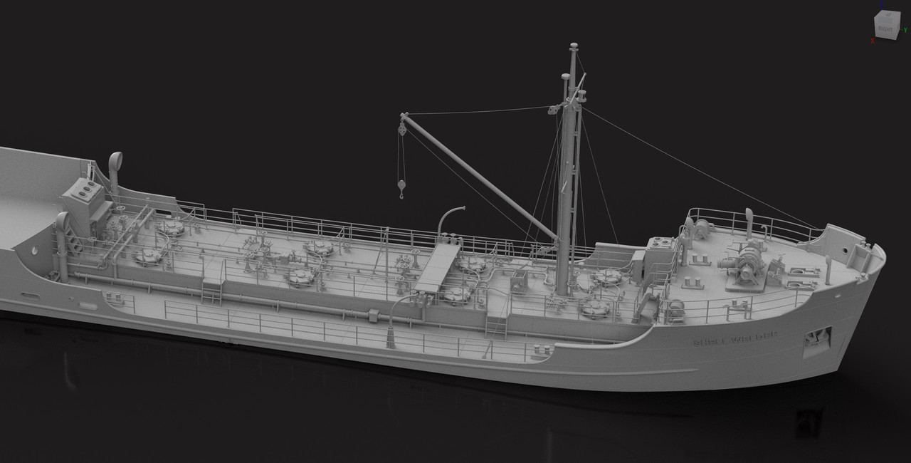 Shell Welder - 1955 - UK Tanker Coaster - 3D Print - 1/100 - Page 3 ...