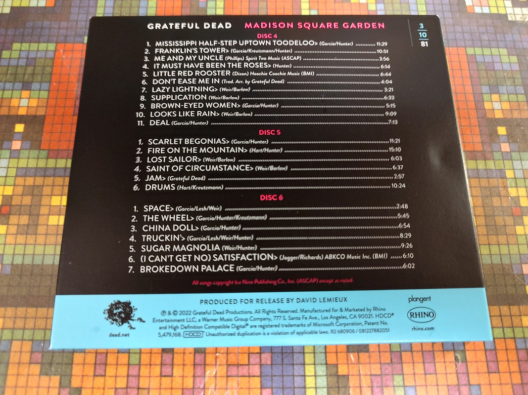 The Grateful Thread | Page 9381 | Steve Hoffman Music Forums