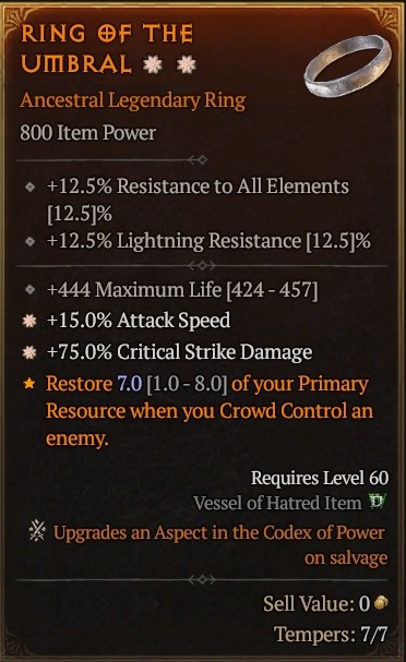 2 Ga Ring - Life/ Attack Speed/ Crit Damage - Topic - d2jsp