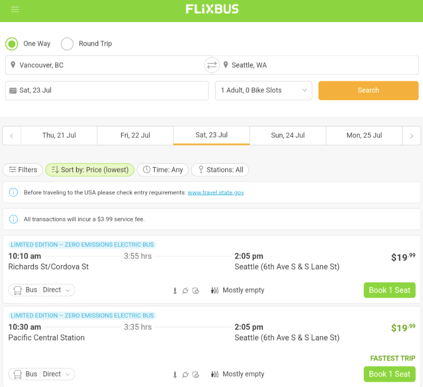 [FlixBus] FlixBus international electric bus pilot program on July 22 ...