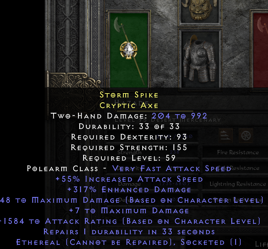 Babadook's Warlock 2h Fools (eth Cryptic Axe) - Topic - d2jsp