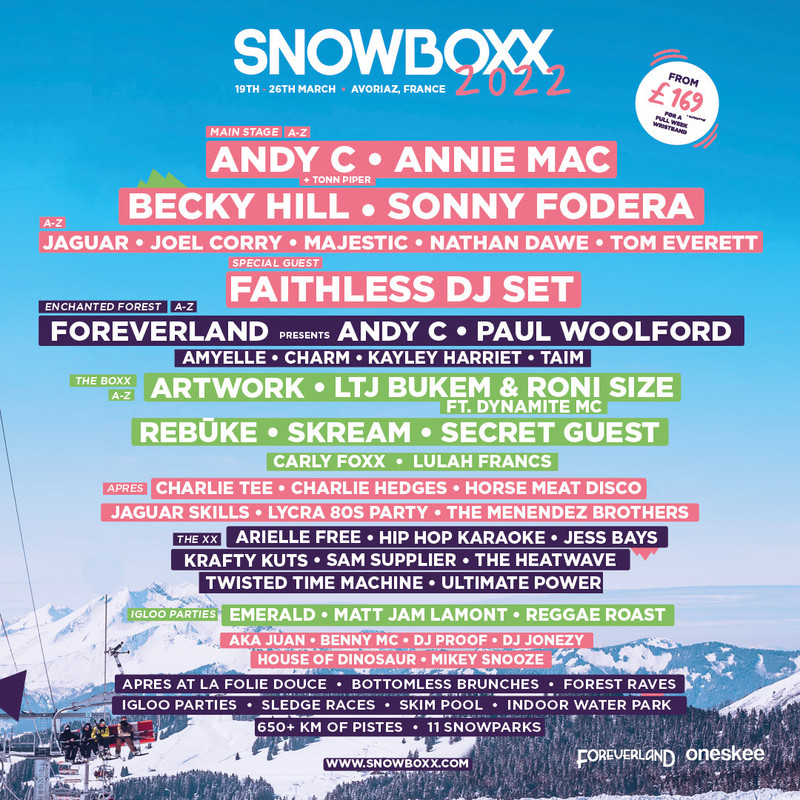 Tickets for Snowboxx 2022 to go on sale tomorrow | Skiddle