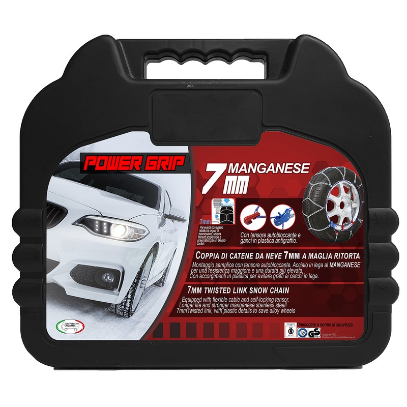 Snow Chains 7mm Group 120 for 215/55R18 Jeep Compass Tires ...