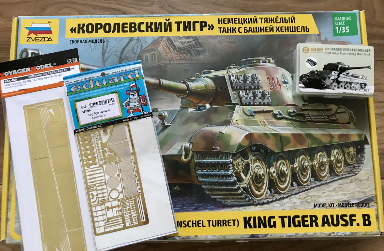 King Tiger, 1/35. Ex-tiger stgb - Work in Progress - Armour ...