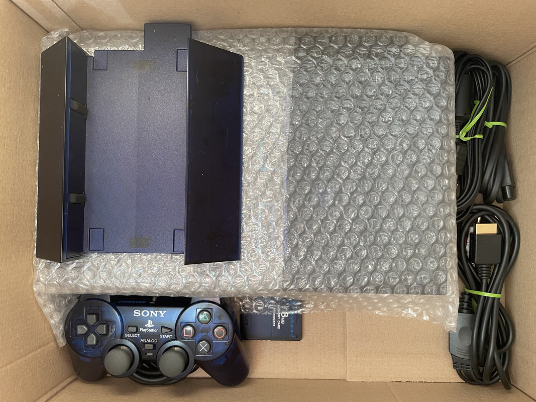 Console Sony Play Station 2 Midnight Blue — Postimages