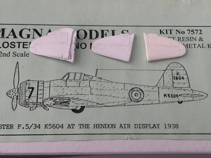 Gloster F.5/34 - Magna Models 1/72 - Finished - Anything But Injection ...