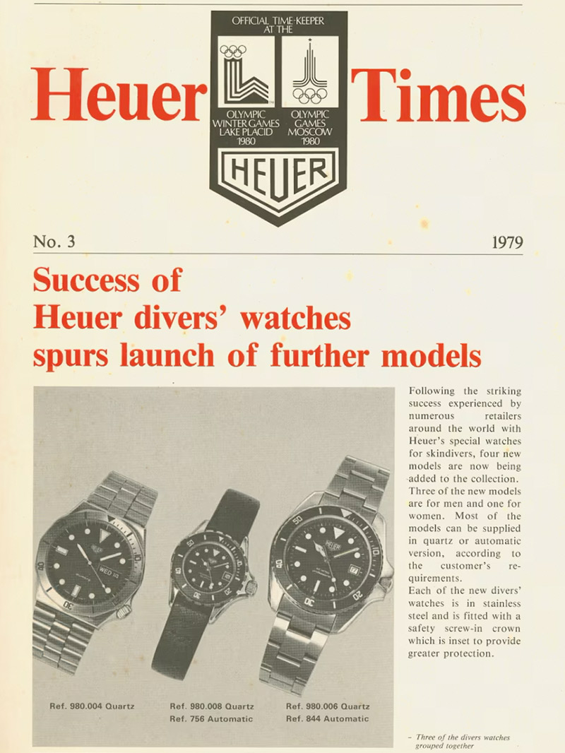 Tag Heuer 844 Heuer Times 1979 — Postimages