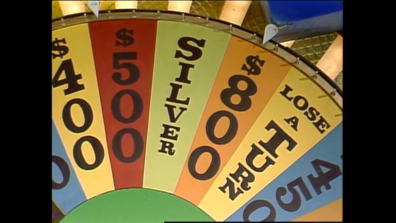 S1 E186 R2 1984 06 18 ( Edith, Andrew, Lorraine) Wheel Prize Silver — Postimages