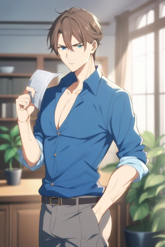 Chat with Strict Father | anime oc