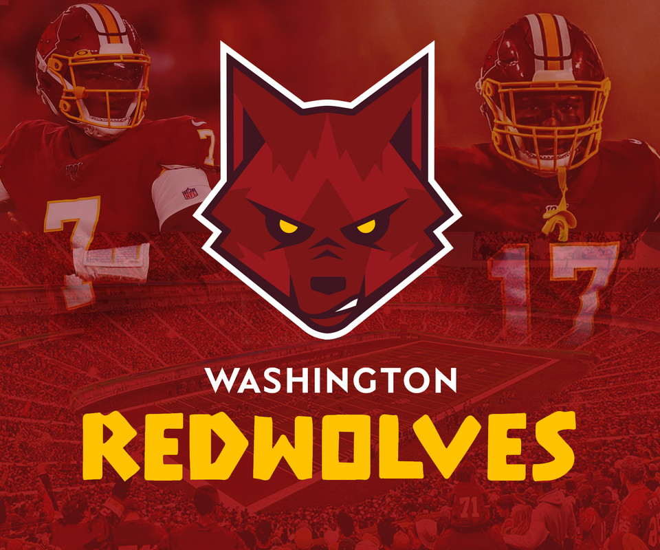 Washington Redwolves - Concepts - Chris Creamer's Sports Logos ...