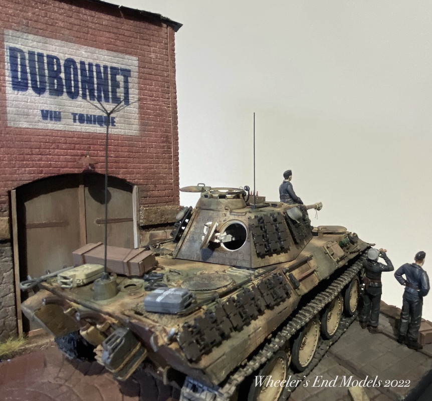 1/35 Meng Panther A Dockside Drama Diorama . Rouen August 1944..Just ...