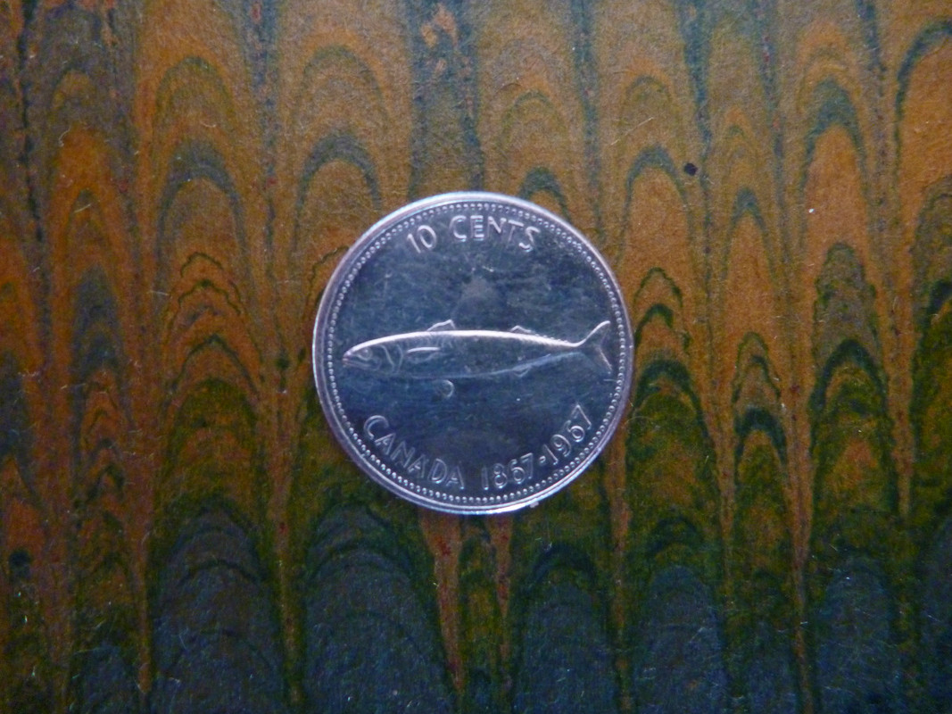 Canada Centenial Dime 1967 reverse — Postimages