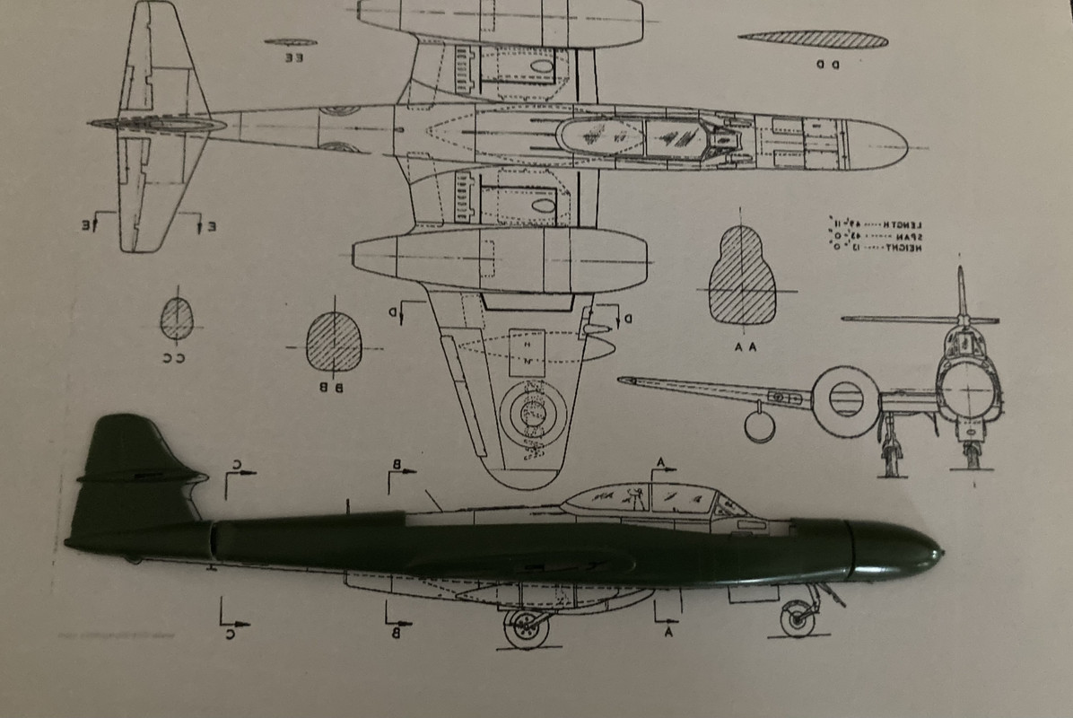 Matchbox Meteor in Israeli markings - Finished - Gloster Meteor STGB ...