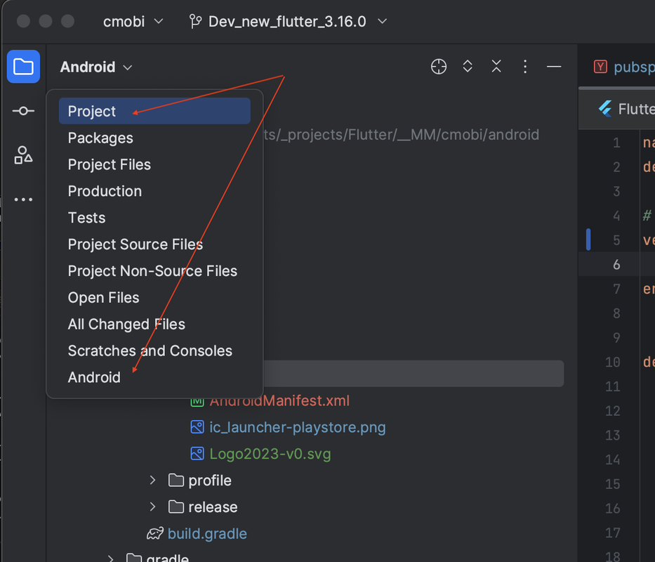 New Flutter 3.16.3 project : r/flutterhelp