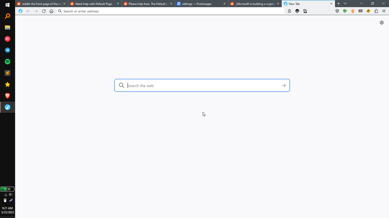 Please help here. The Default Librewolf page does NOT load. : r/LibreWolf