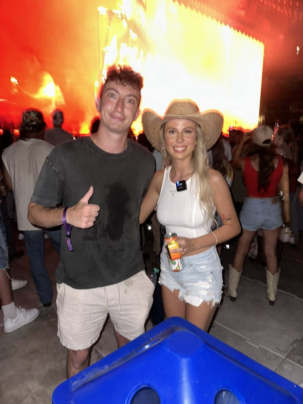 Can't believe you Degenerates missed the 'Hawk Tuah' girl onstage in ...