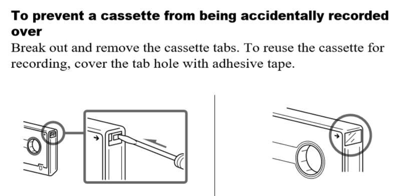 Micro cassette write protection? : r/cassetteculture