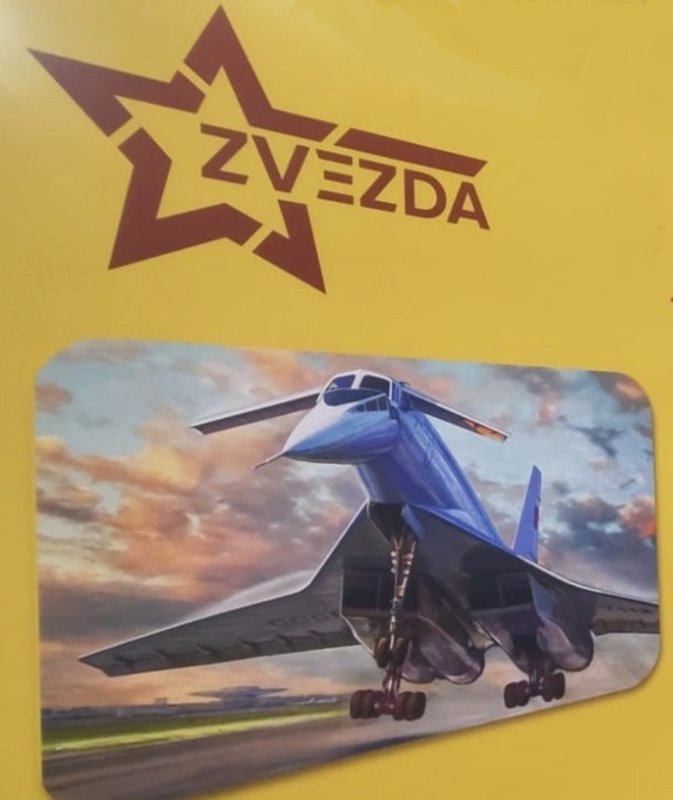 1/144 - Tupolev Tu-144 "Charger" by Zvezda - box art+decals+test build ...