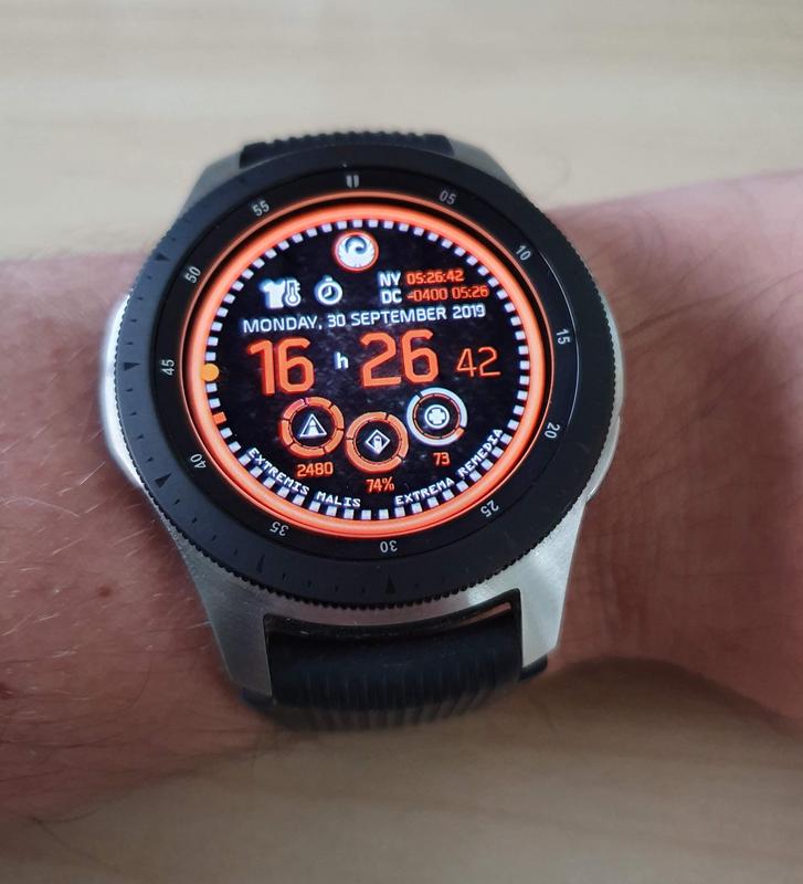 I created a Samsung watch face that resembles the watches in The ...