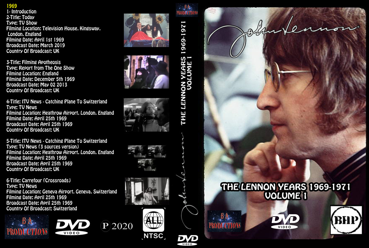 John Lennon The Lennon Years 1969 1971 volume 1 — Postimages