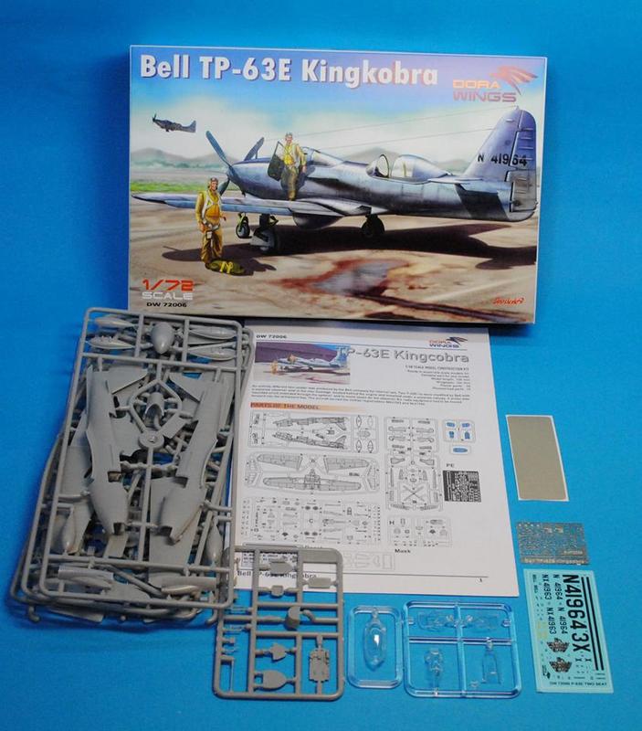 1/72 - Bell P-63A/E & TP-63E Kingcobra by Dora Wings - P-63A, P-63E &v TP-63E released - AMG ...