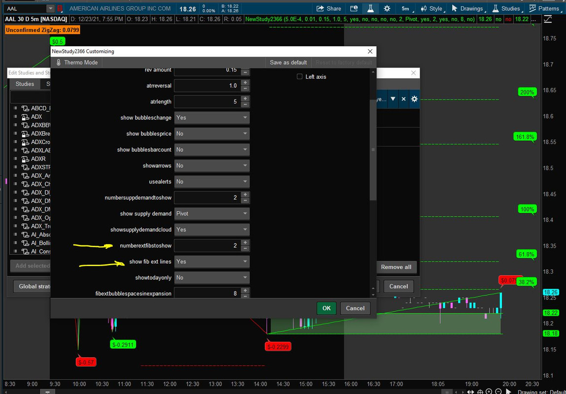 ZigZag High Low with Supply & Demand Zones for ThinkorSwim - useThinkScript Community