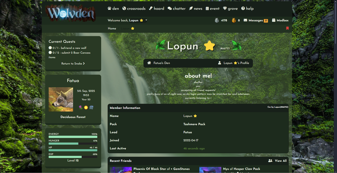 Lopun's Free CSS! 😎 |:| Wolvden