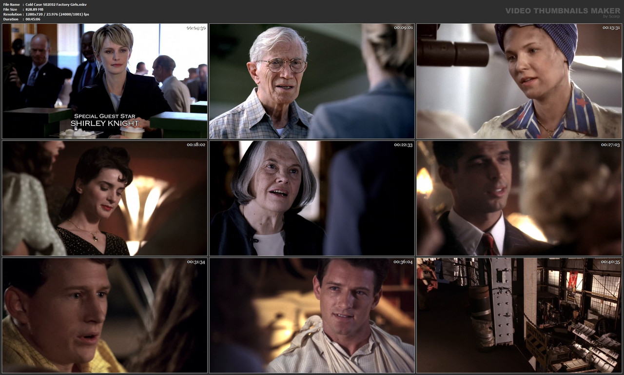 Cold Case S02 E02 Factory Girls mkv — Postimages