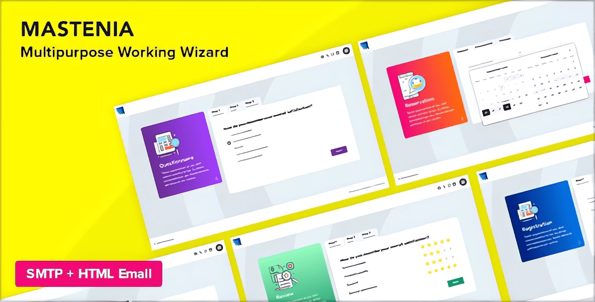 Mastenia - Sign Up And Multipurpose Form Wizard Template HTML – Bliter GPL