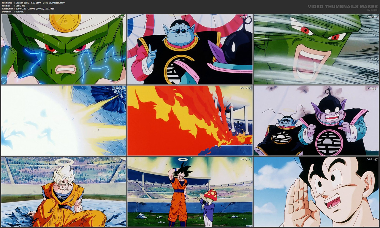 Dragon Ball Z S07 E199 Goku Vs Pikkon mkv — Postimages