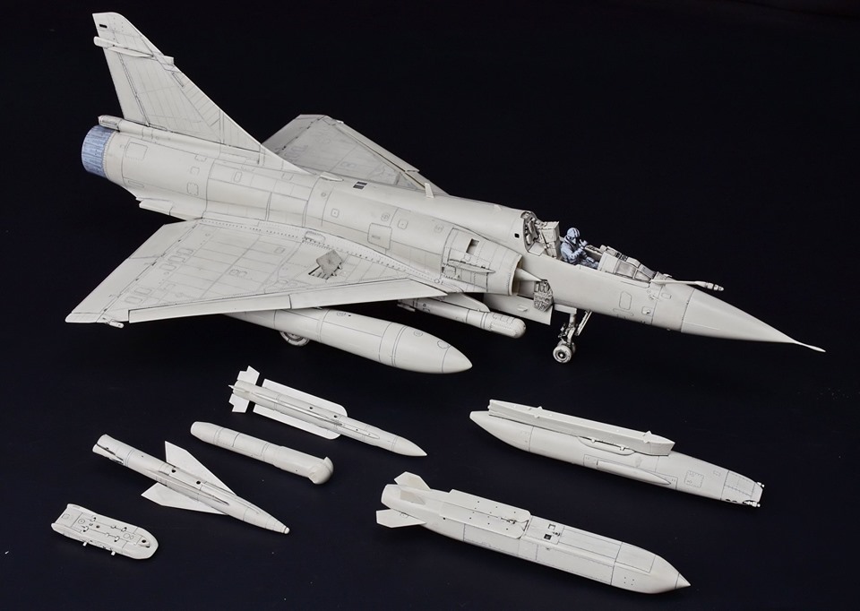 1/32 - Dassault Mirage 2000 C/B/D & N by Kitty Hawk - M2000C & M2000D/N ...