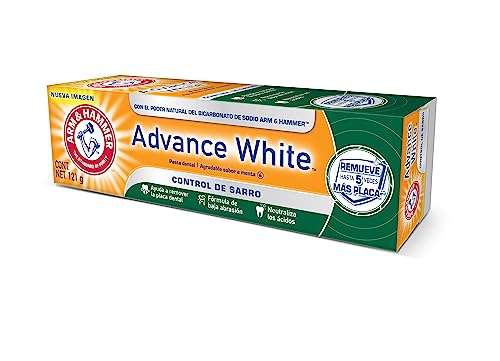 Amazon: Arm & Hammer - Pasta dental Control Sarro Advance White 121 gr ...