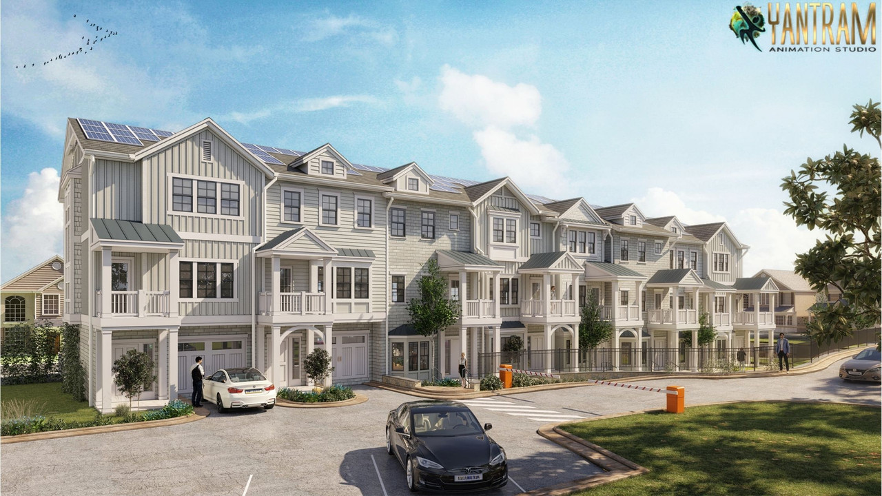 Modern villa 3d exterior rendering services by 3d architectural rendering — Postimages