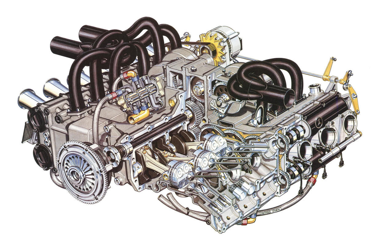 Mercedes Benz M 291 3 5 L Flat 12 by Michael Sti — Postimages