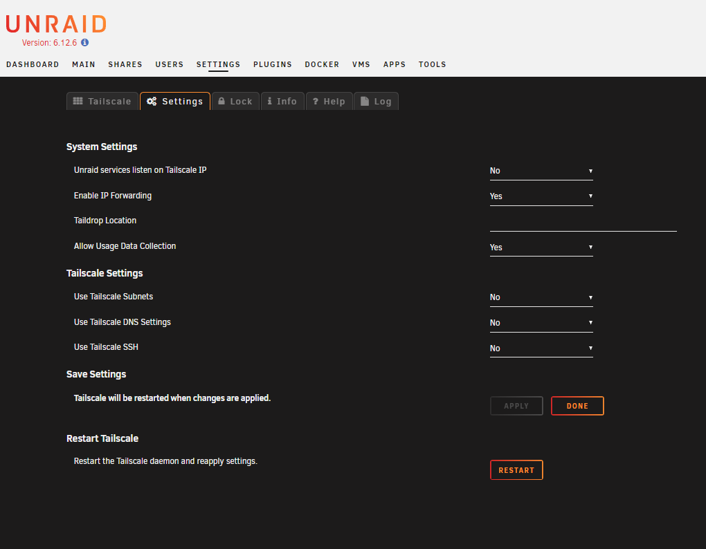 Am I understanding Tailscale correctly? Can access docker apps but not tower.local? : r/unRAID