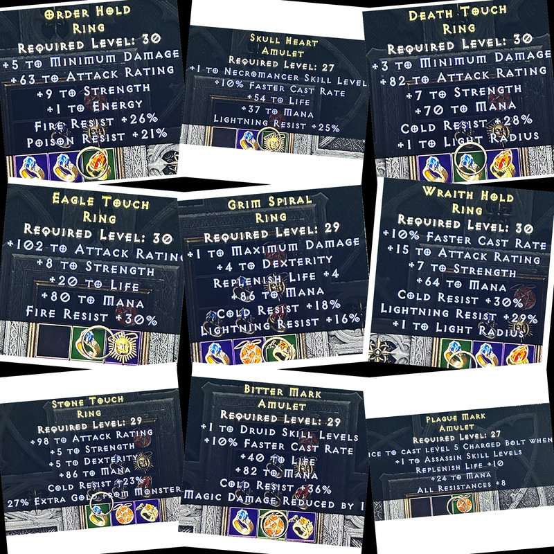 Lld Rings/amulets/bvb Eth Rep Gear - Topic - d2jsp