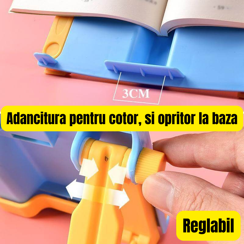 Suport Manuale Scolare, Teme cu Spatele Drept, Albastru - eMAG.ro