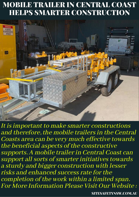 Mobile Trailer in Central Coast Helps Smarter Construction — Postimages