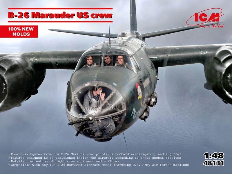1/48 - Martin B-26 Marauder by ICM - B-26B,C,F,G & Mk.III released ...