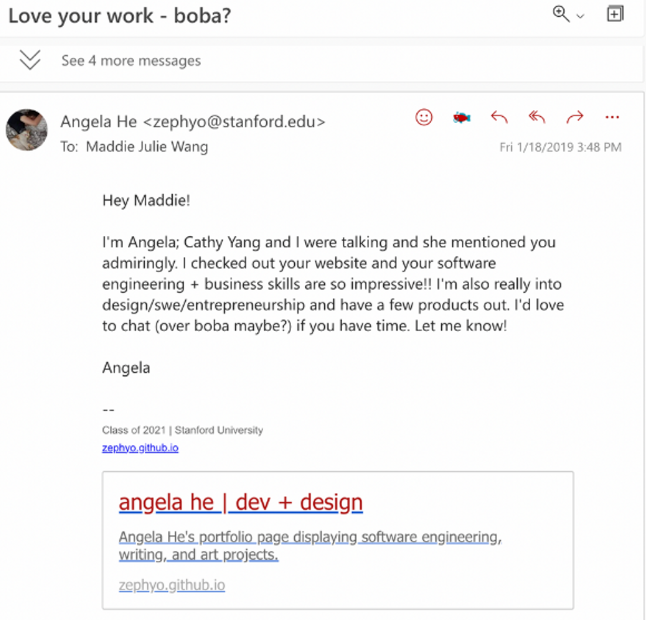 Getting 10 meetings in a week! | by Maddie Wang | Medium