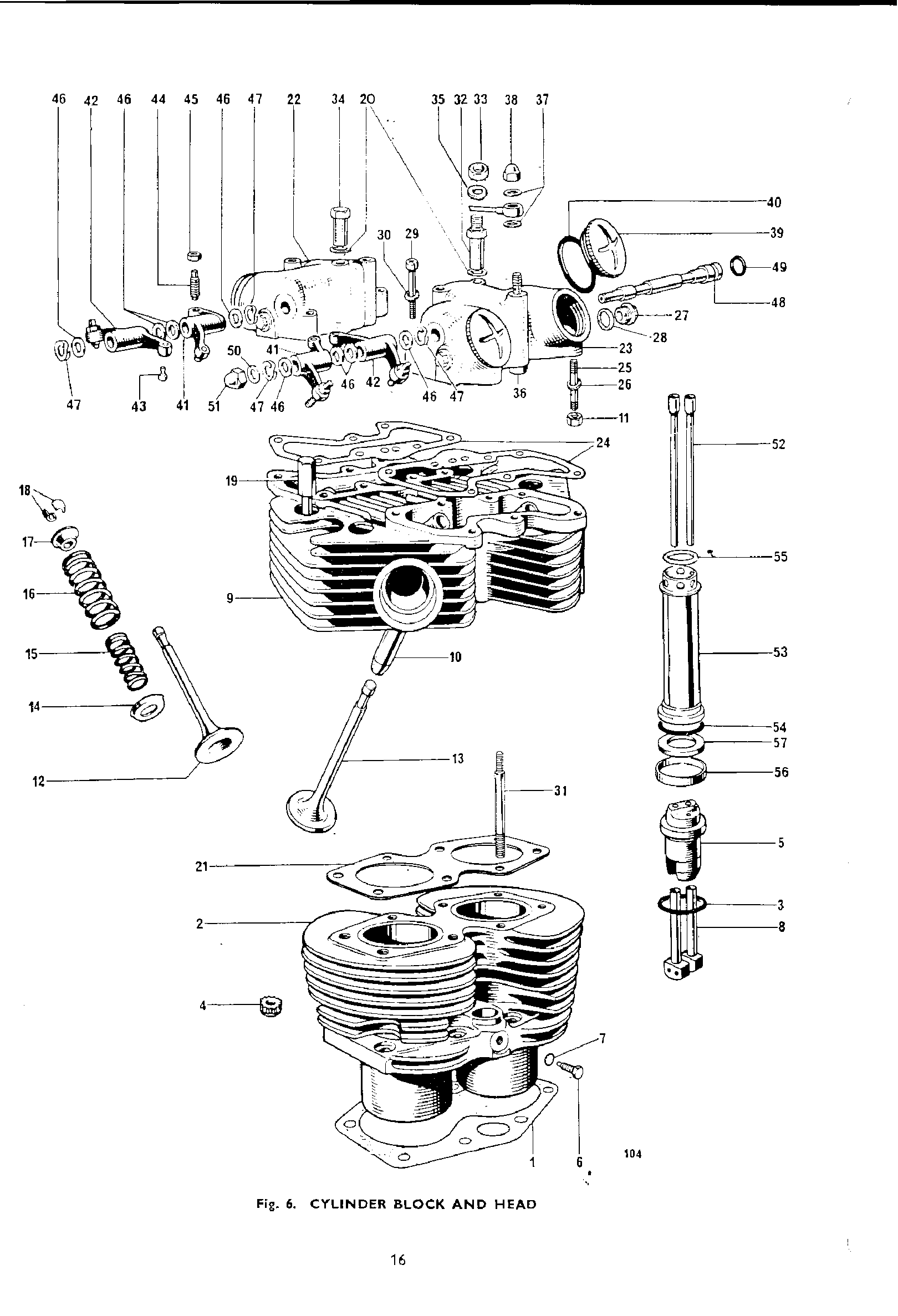 1974 Triumph 500 TR5 T Parts Book EXPORT cylinder head — Postimages