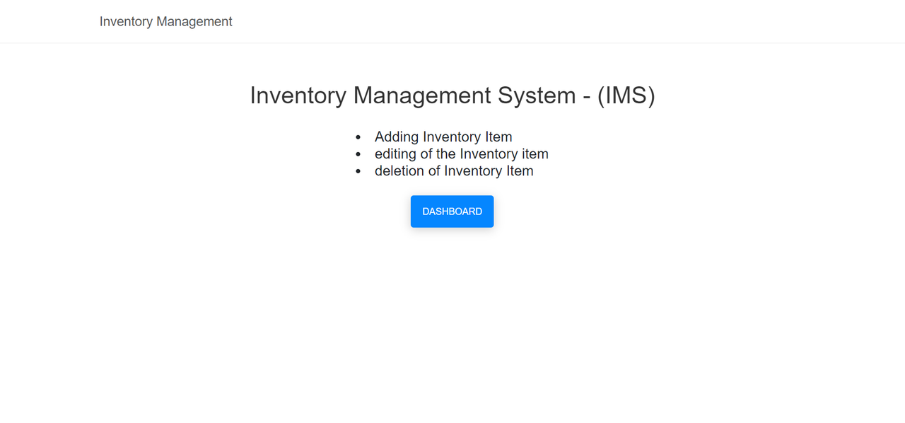 Github Vamsee9 Inventory Inventory Managment System