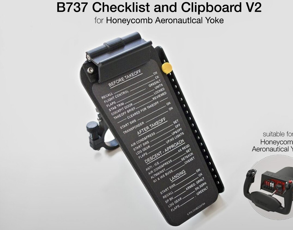 Flip Tab Checklist - Backcountry Pilot