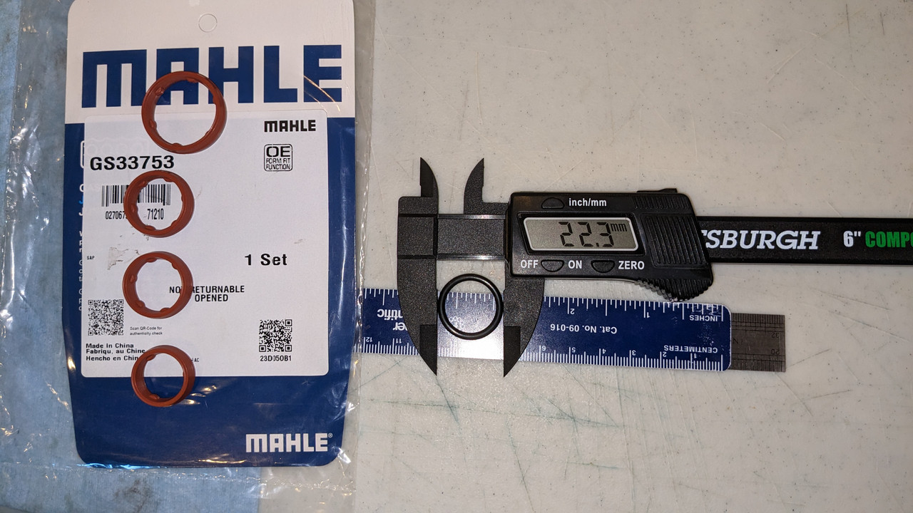 Leaking oil after Dorman Upgraded Aluminum Engine Oil Filter Housing ...